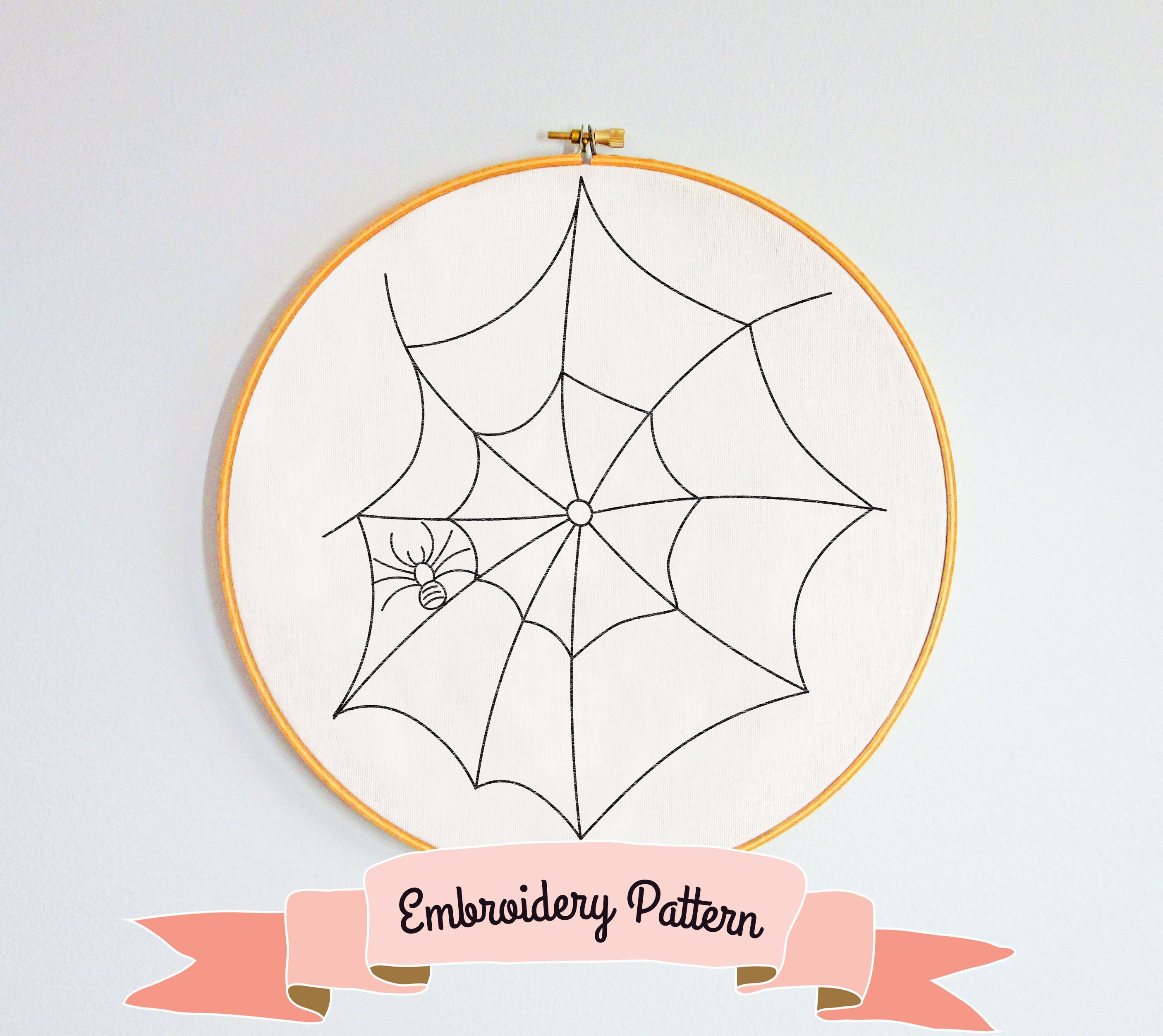 Vintage Style Embroidery Design Motifs for Embroidering Spider - Etsy