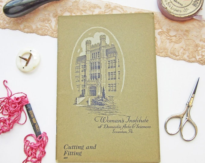 409 Cutting and Fitting Original Vintage Woman's Institute Sewing Book ...