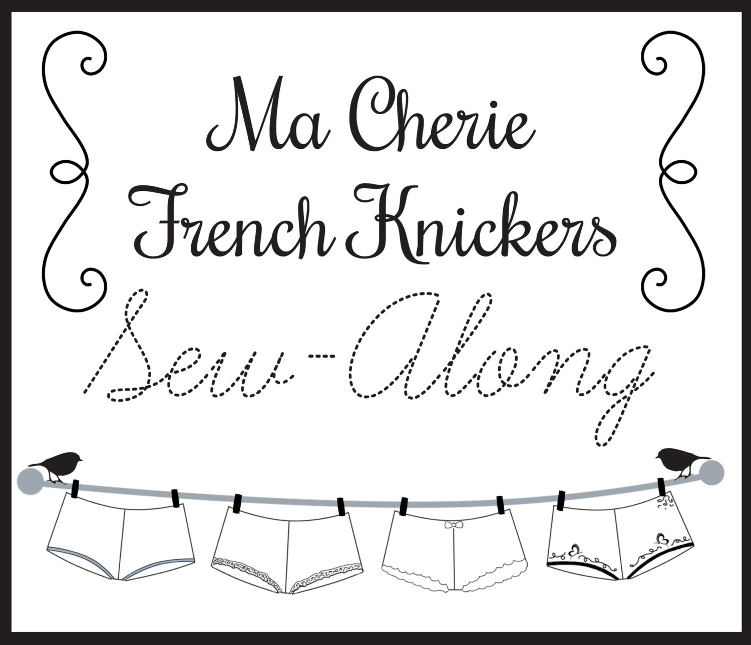 Lingerie Sewing Pattern Ladies' Ma Cherie French Knickers - Etsy