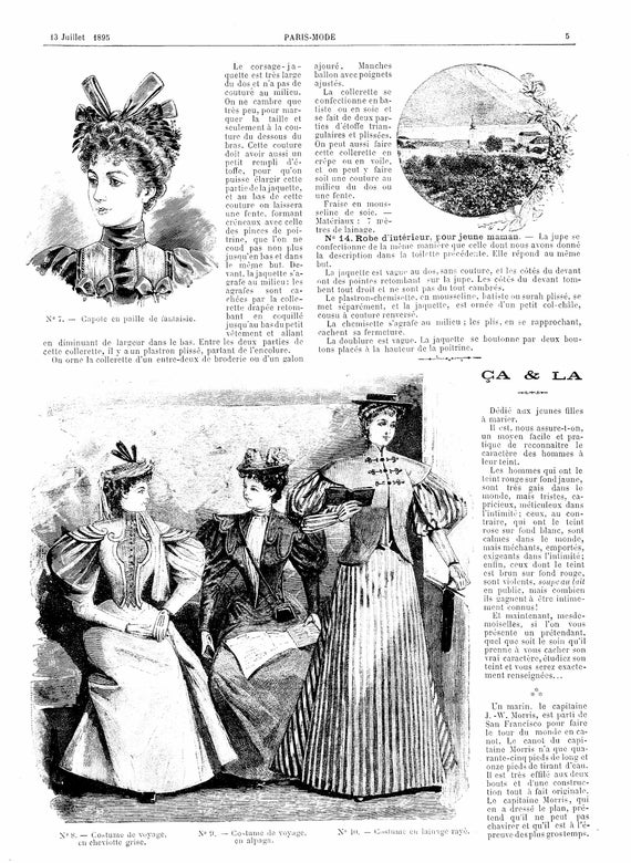 1890s French Fashion