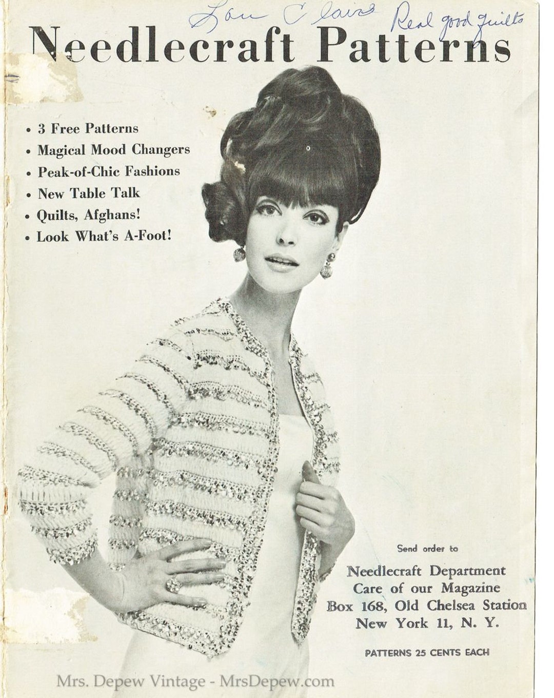 1960s Vintage Original Mail Order Catalog Needlecraft Designs Pattern ...
