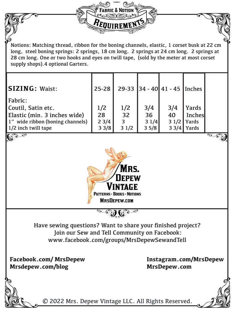 Vintage Sewing Pattern French 1930s Pin up Corset and Garter - Etsy