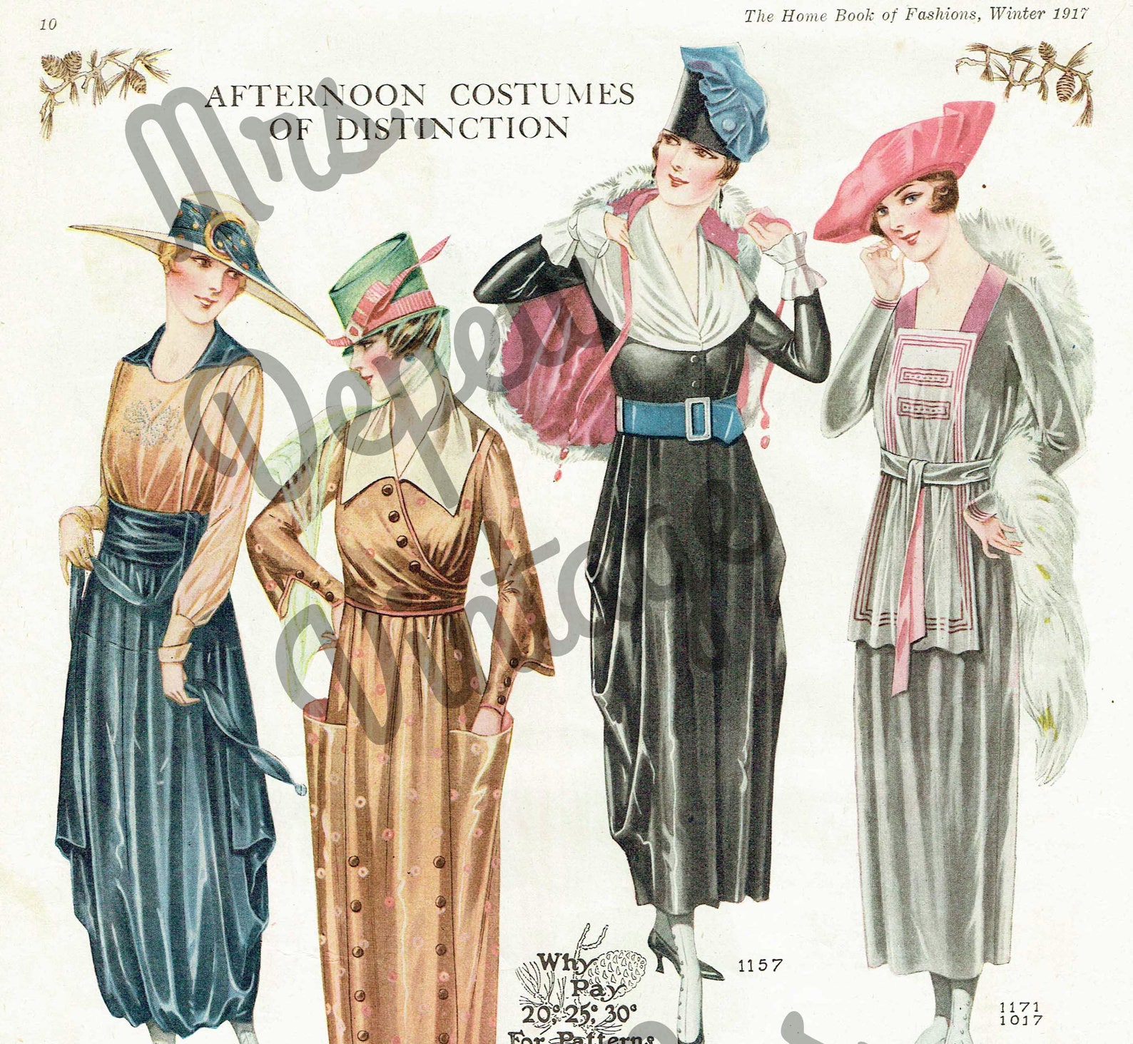 Vintage Sewing Pattern Catalog Home Book of Fashions Winter | Etsy