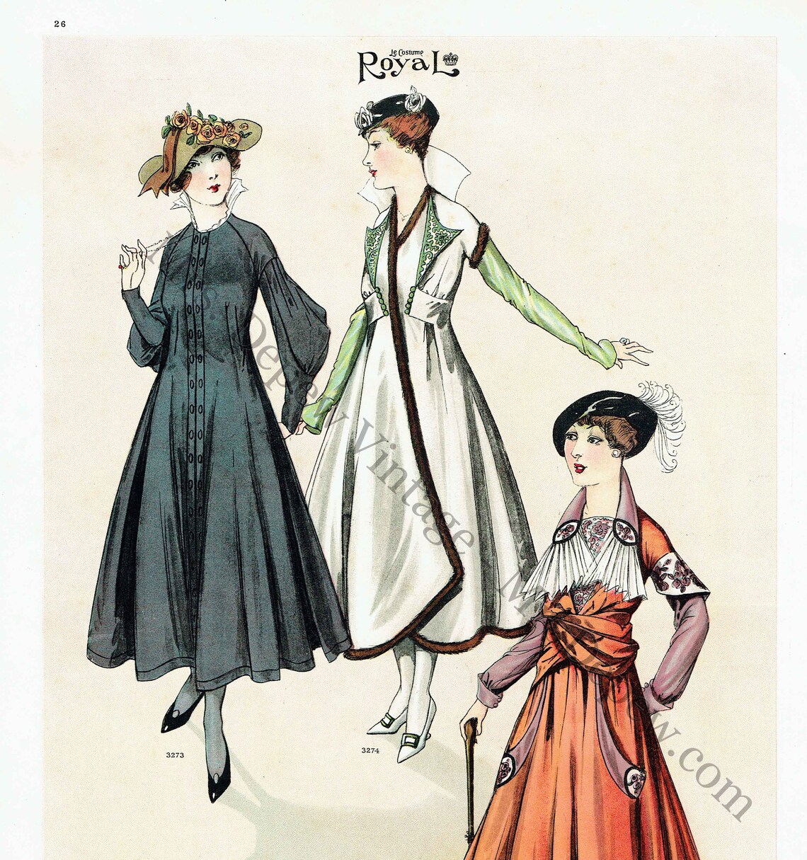 Le Costume Royal Ladies' Sewing Pattern Catalog & Fashion | Etsy