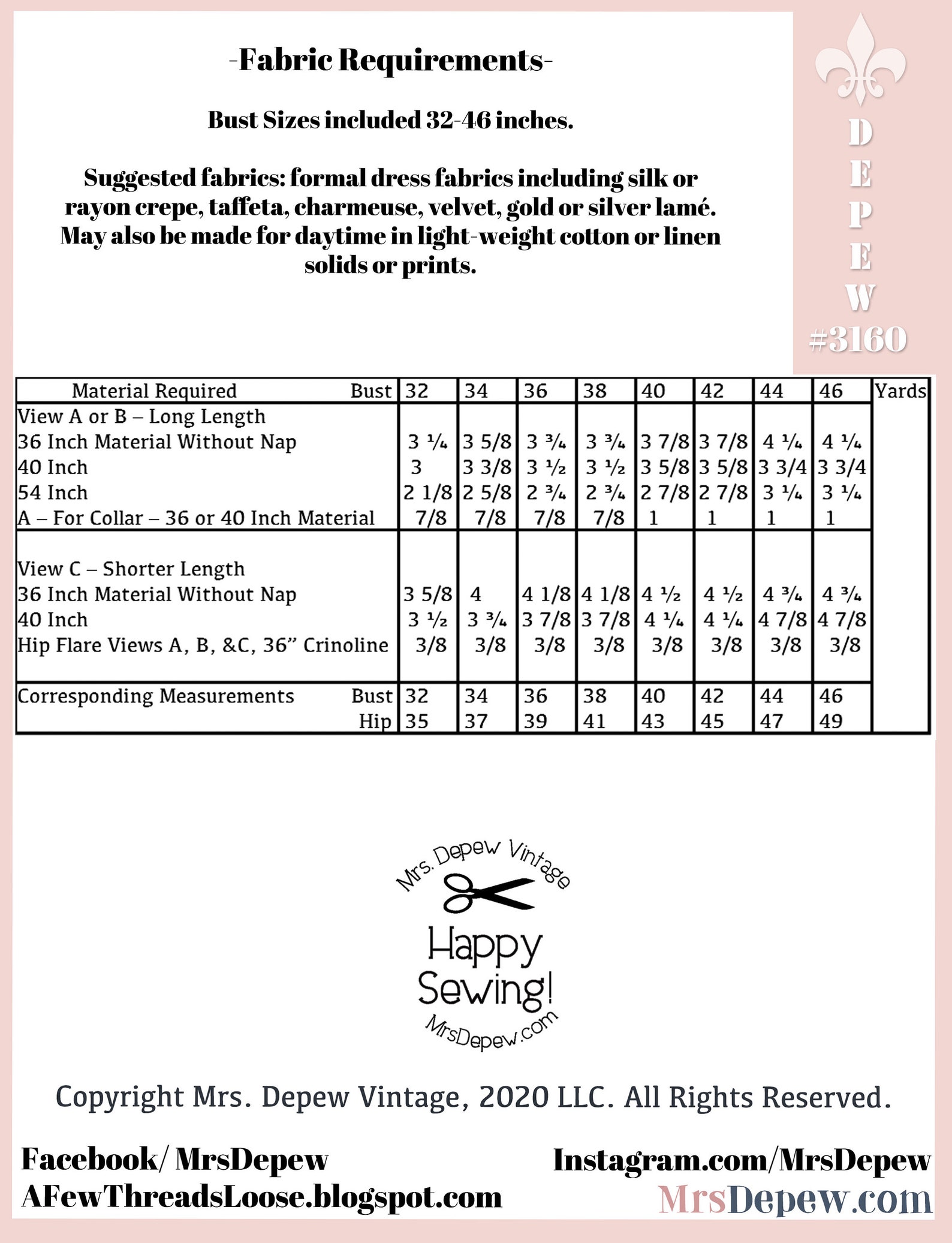 Vintage Sewing Pattern Ladies' 1920s Robe De Style Brisac Couture Dress ...