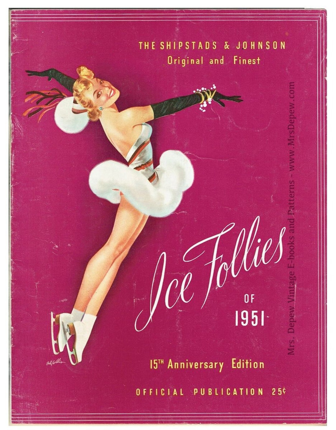 Shipstad and Johnson 1951 15th Anniversary Photographic Ice Follies ...