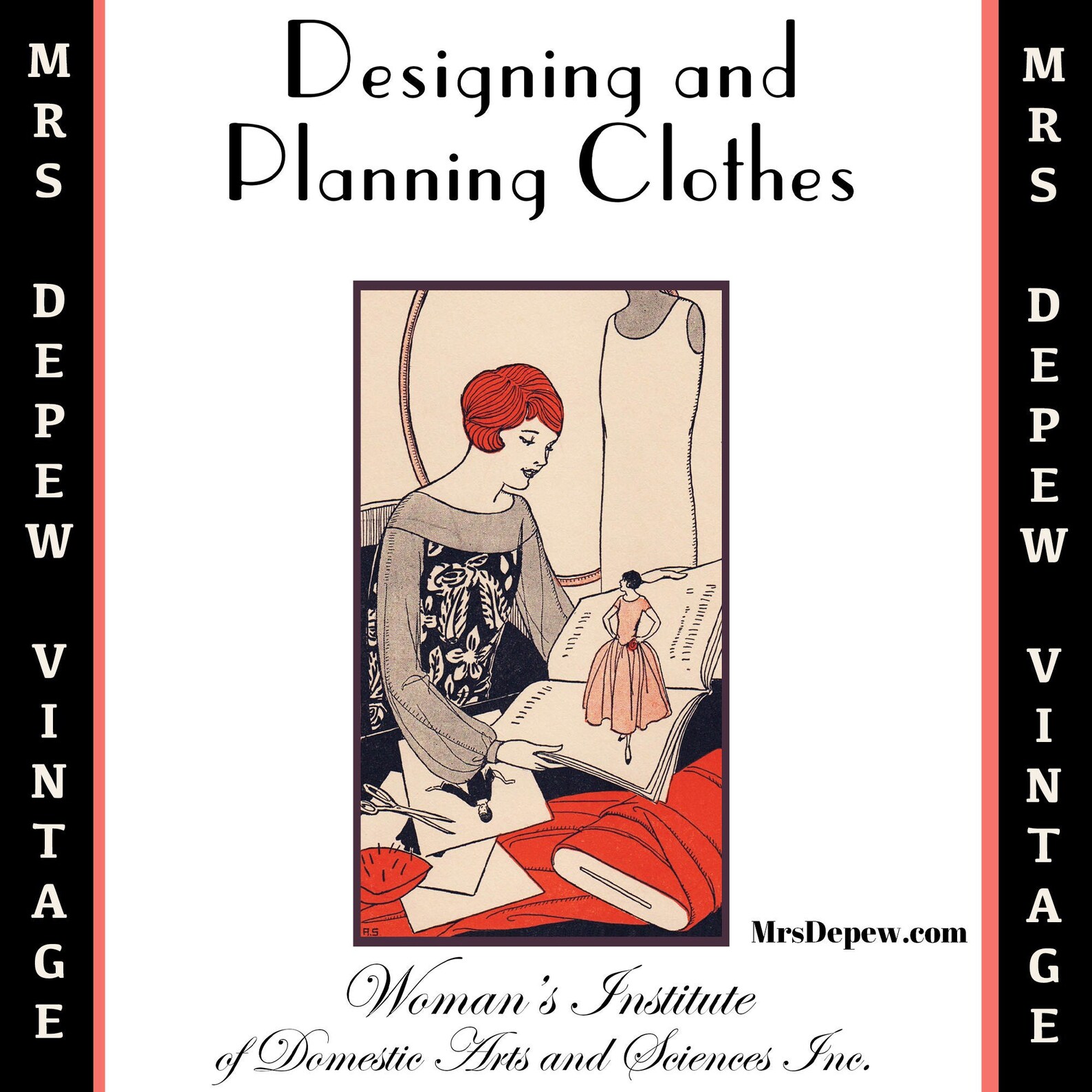 1924 Designing and Planning Clothes by the Woman's Institute 1920s How ...