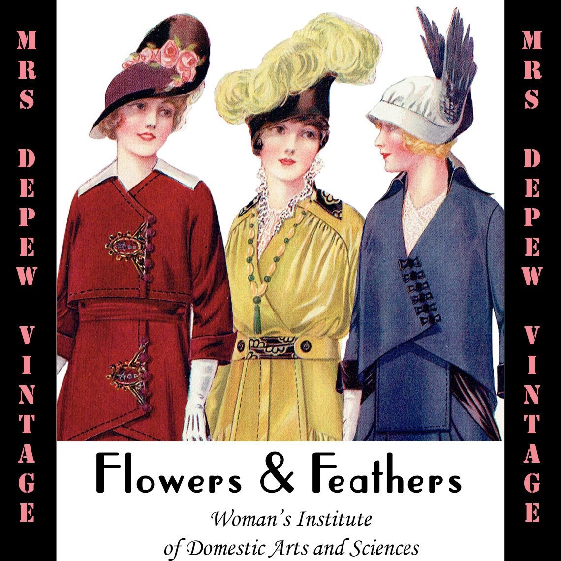 Vintage Woman's Institute Millinery Book 1910s Flowers and | Etsy