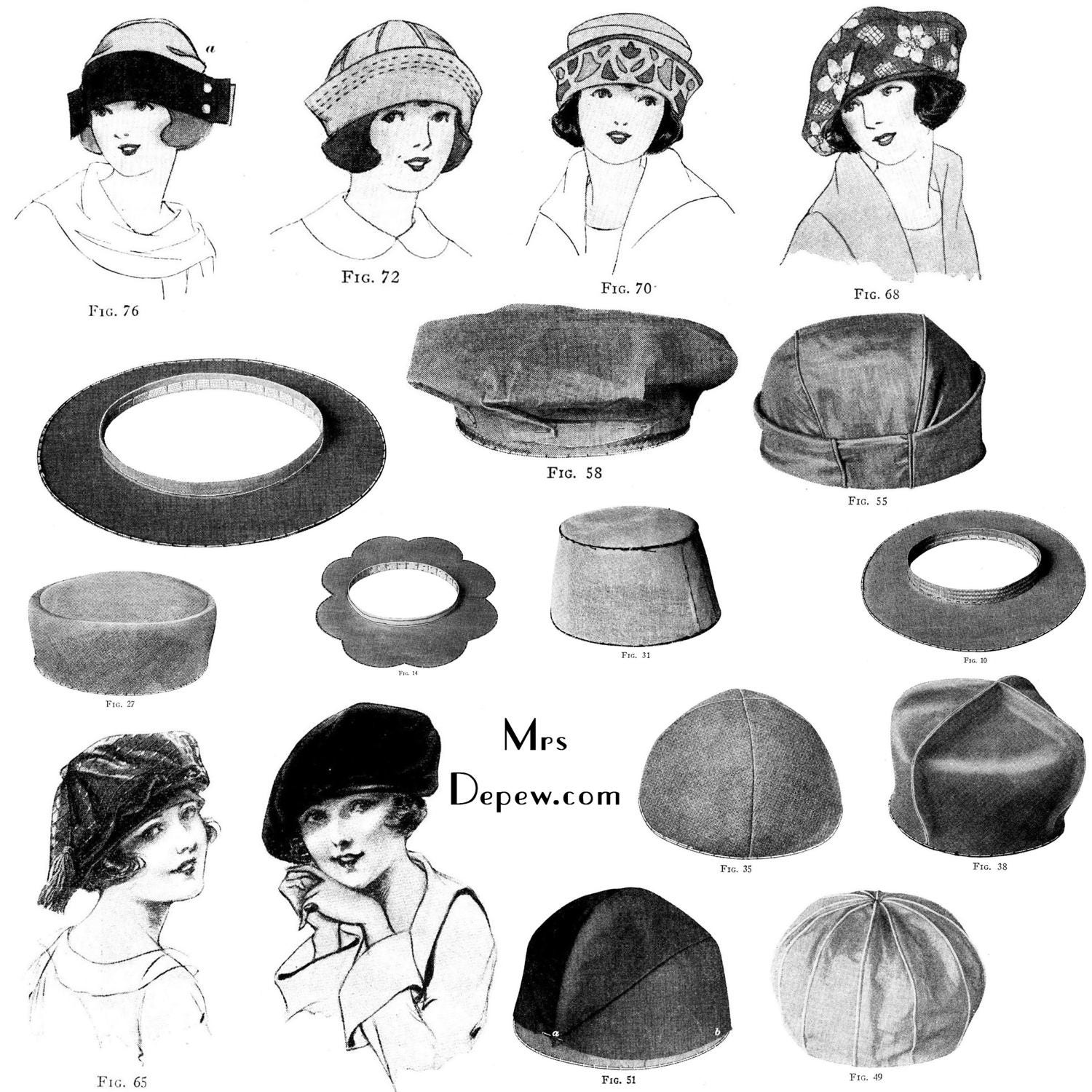 Vintage Woman's Institute Millinery Book 1920's | Etsy