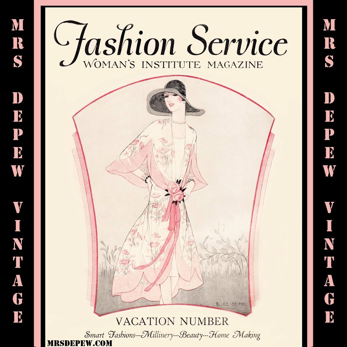 Vintage Sewing Magazine June 1928 Fashion Service Dressmaking | Etsy