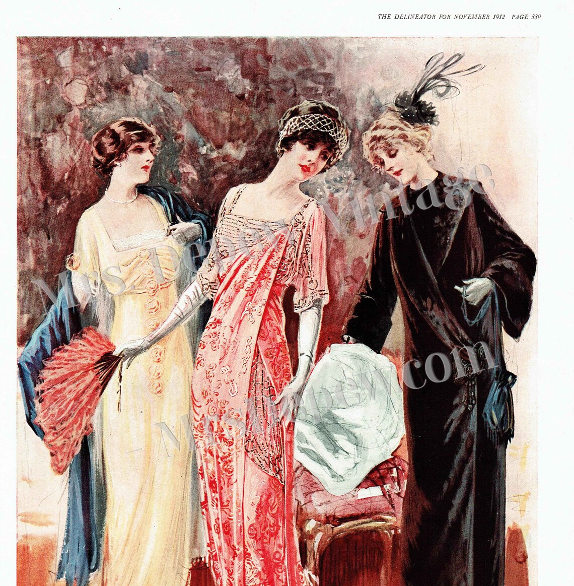 November 1912 Vintage Edwardian Delineator Magazine With - Etsy
