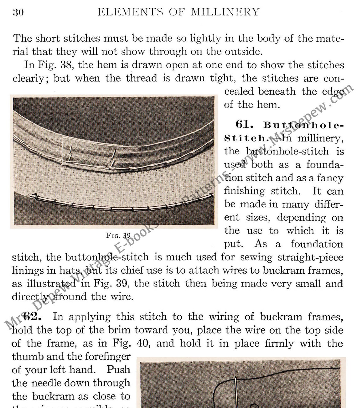 Vintage Woman's Institute Millinery Book 1920s Elements of | Etsy