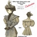 Vintage Sewing Pattern 1890s Ladies' Tight Fitting Jacket With Double ...