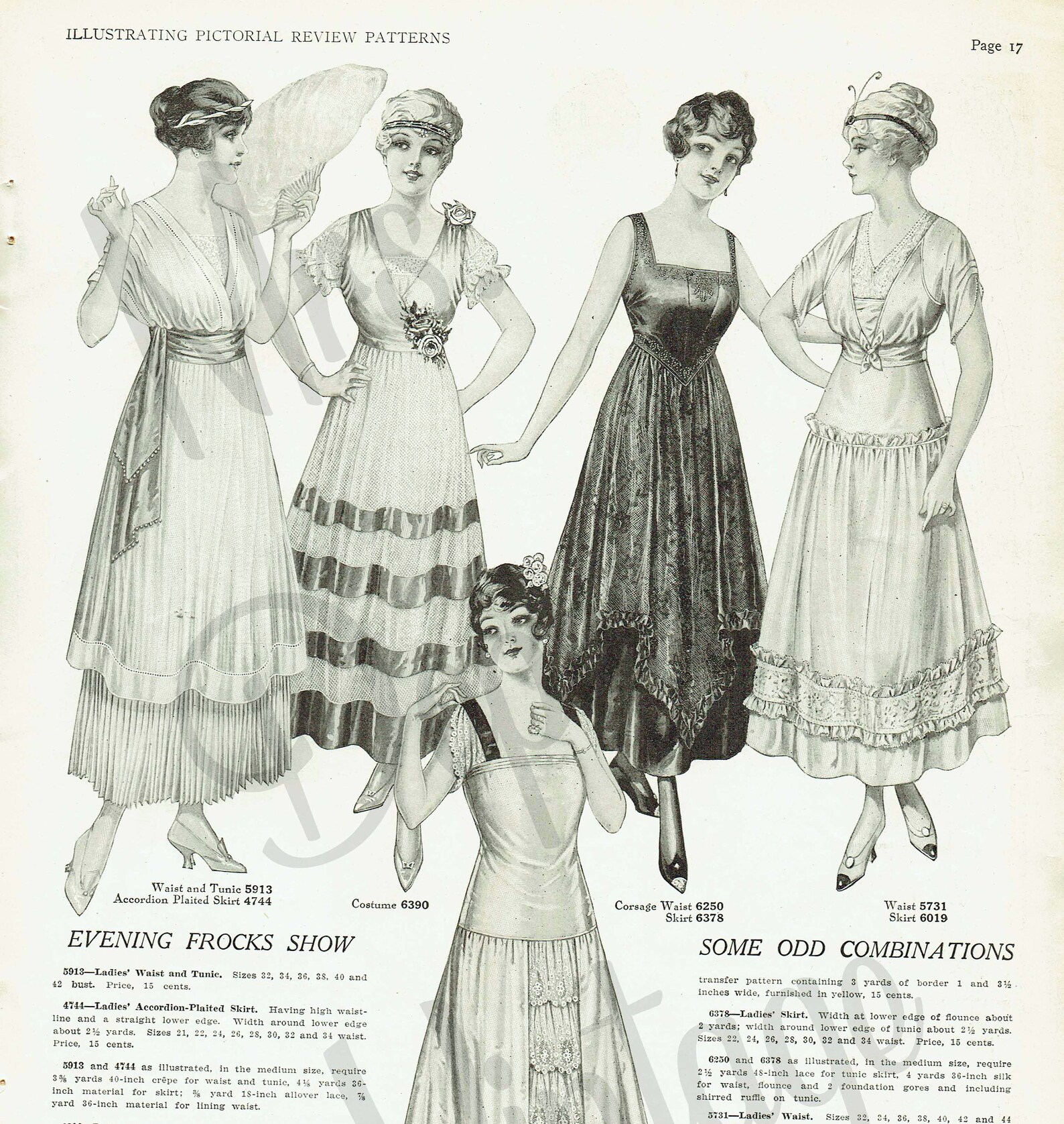 Vintage Large Pattern Catalog Pictorial Review Fashion Book | Etsy