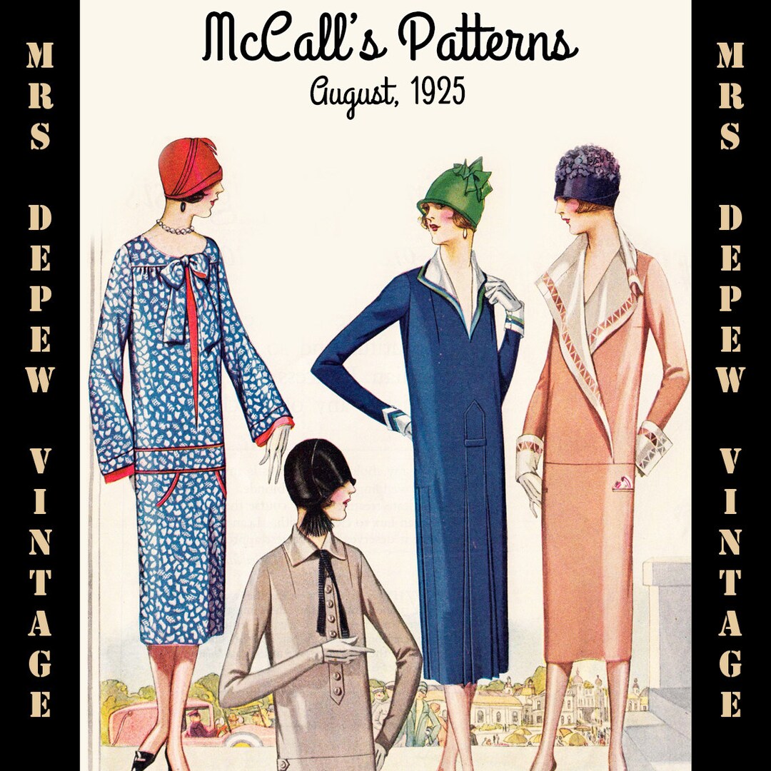 Vintage Sewing Pattern Advertisement Collection Mccall's Magazine ...