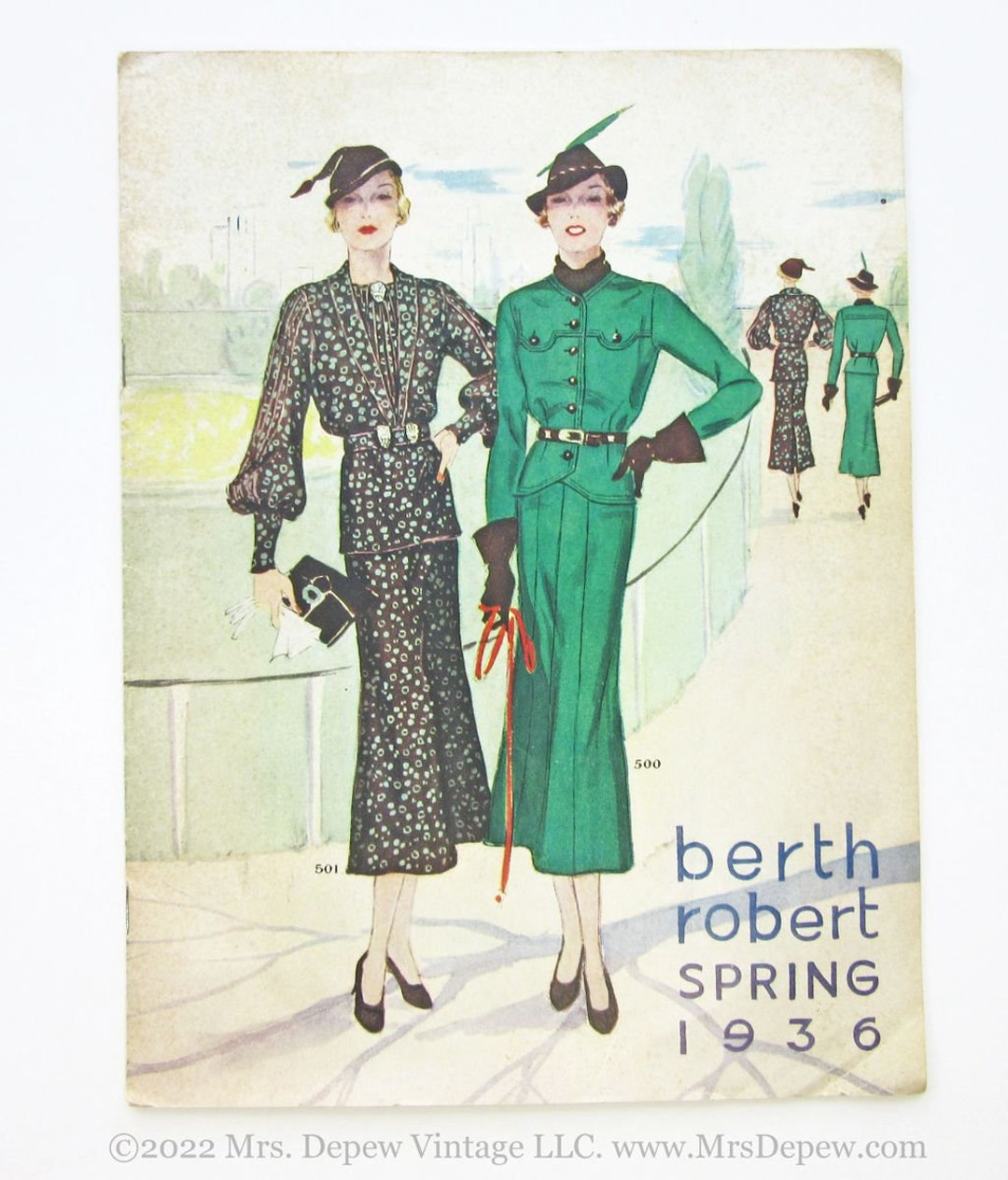 Vintage Berth Robert Spring 1936 Mail Order Catalog for Semi-made ...