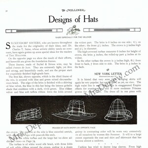 Extremely Rare the Milliner March 1908 Millinery Trade Magazine With ...