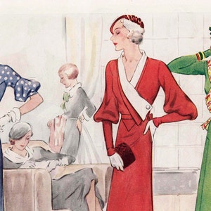 Vintage Sewing Pattern Advertisement Collection Mccall's Magazine ...