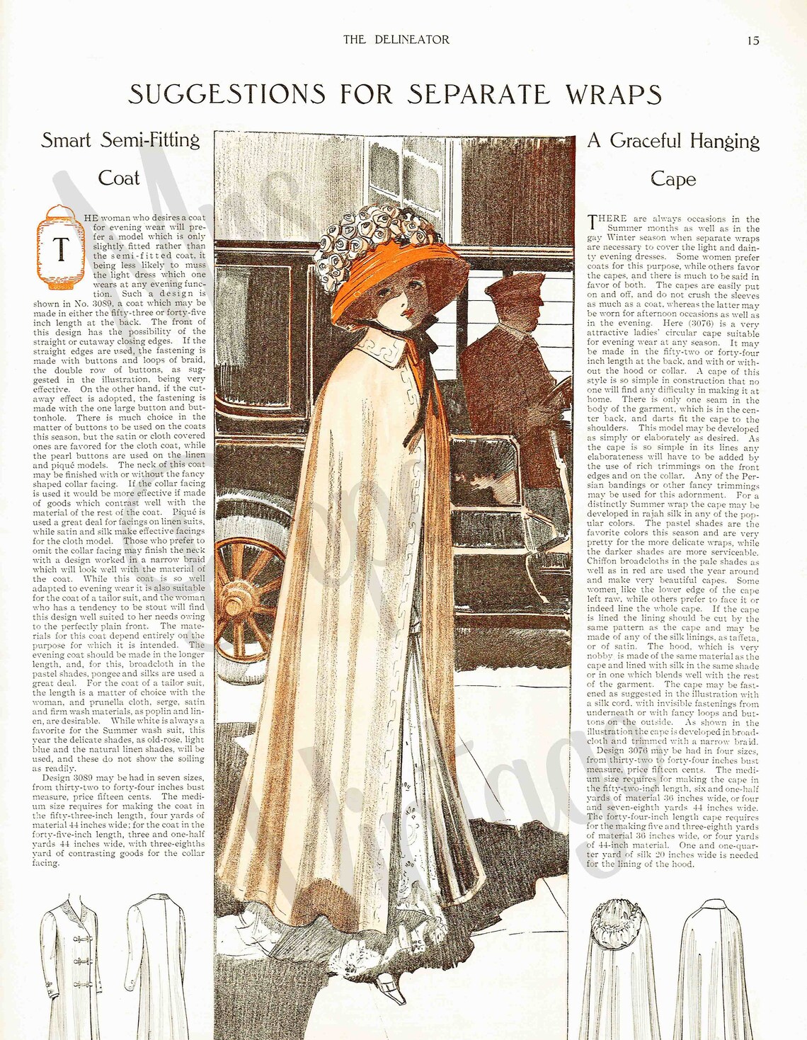 Vintage Sewing Pattern Advertisement Collection Delineator - Etsy