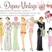 Vintage Style Shapewear Sewing Pattern Long Leg Girdle #2040 34-48" Hip ...