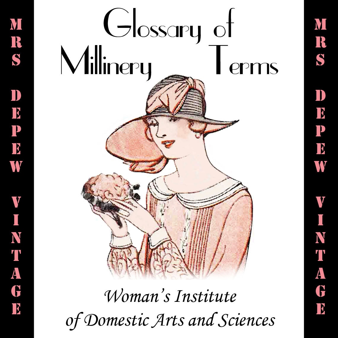 Vintage Millinery Book 1920's Glossary of Millinery Terms | Etsy