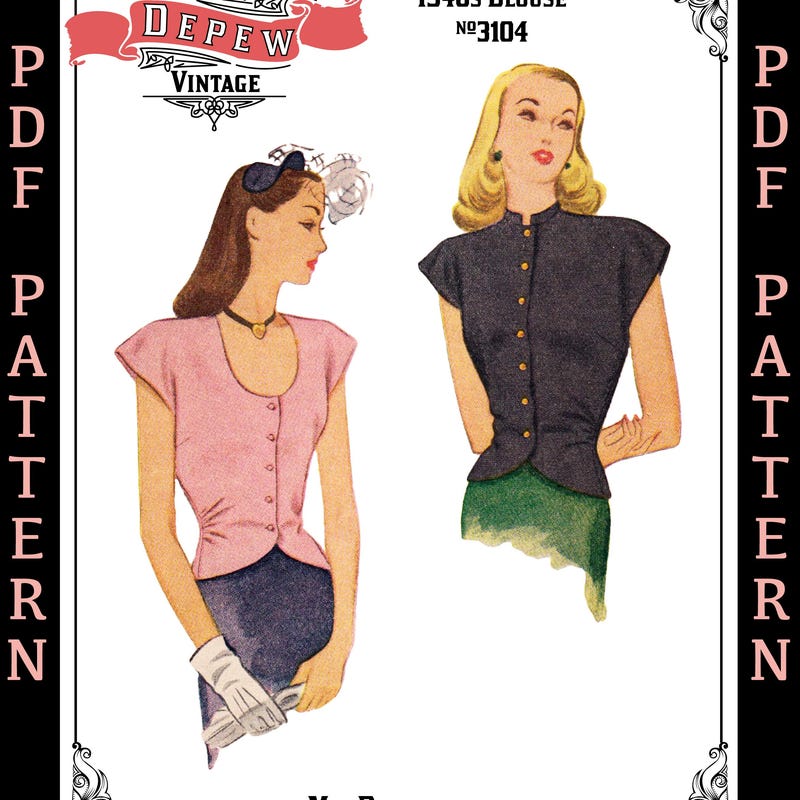 Vintage Kimono Blouse Top - Etsy