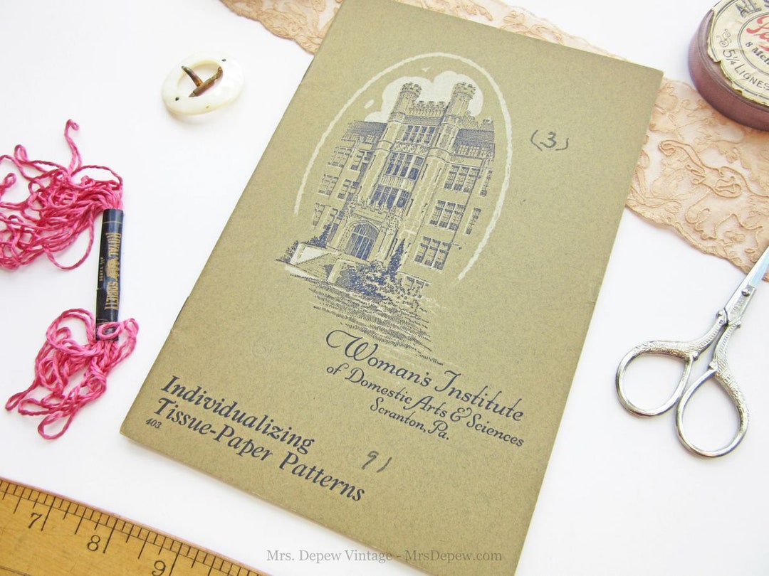 403 Individualizing Tissue Paper Patterns Original Vintage Woman's ...