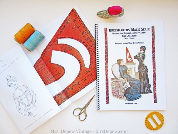 Antique 1800s Rood Dress Makers' Magic Scale Tailor System - Etsy