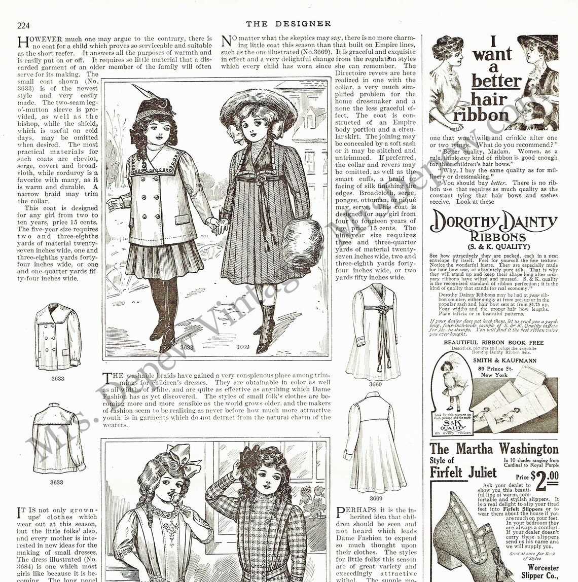 Vintage Sewing Pattern Advertisement Collection Designer | Etsy