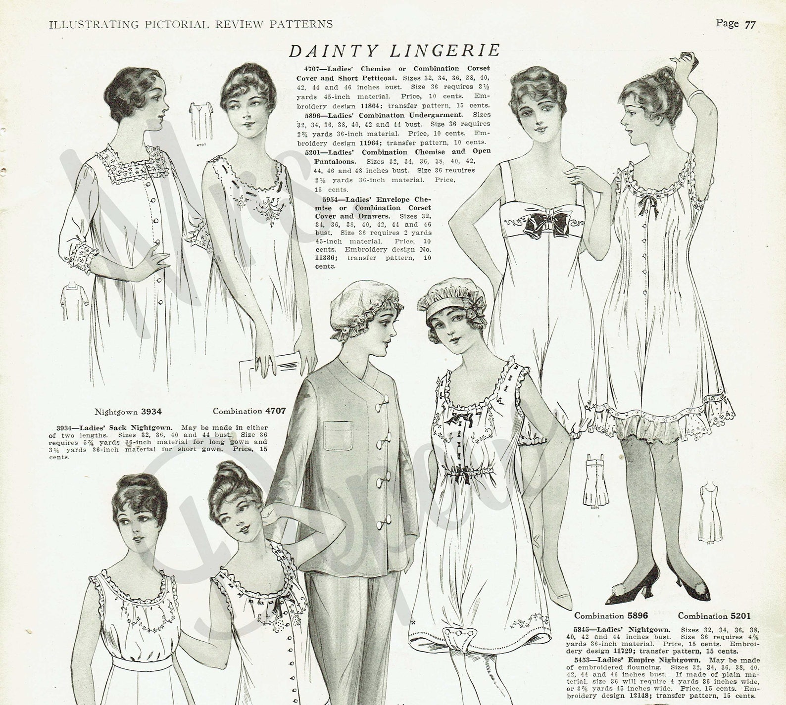 Vintage Large Pattern Catalog Pictorial Review Fashion Book | Etsy