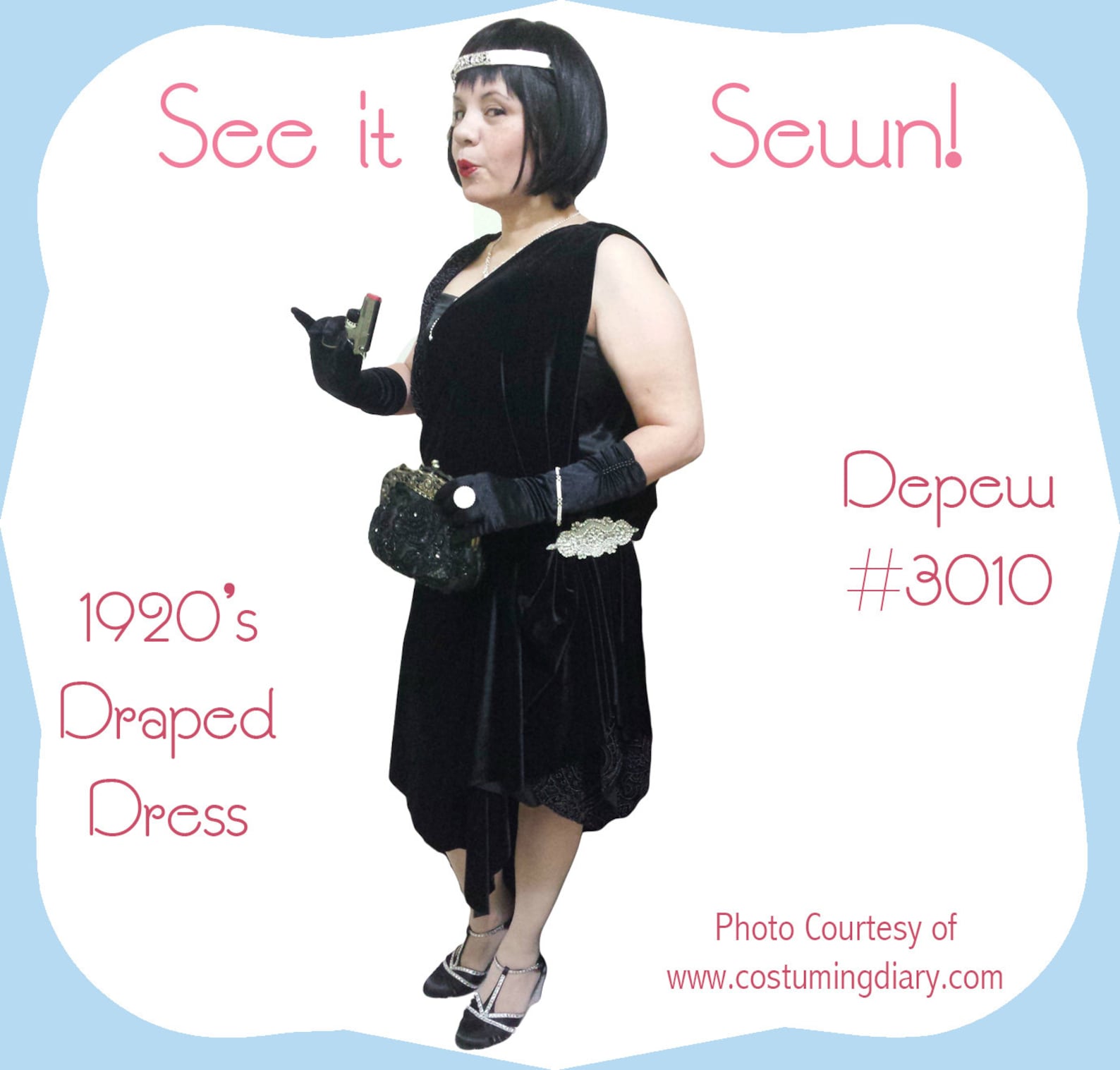 Vintage Sewing Pattern Instructions 1920s Designer Callot Soeurs Draped ...