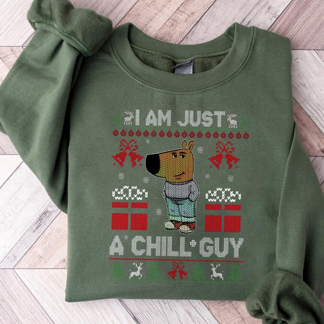 Just A Chill Guy Funny Christmas Png, My New Character Chill Guy Png ...