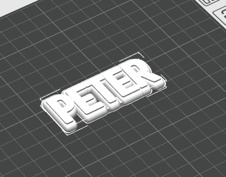 Custom Name STL 3D Print File (no Keychain Loop) - Etsy