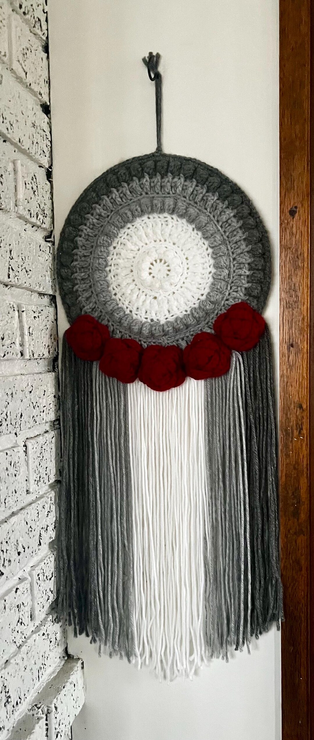 Crocheted Wall Hanger - Etsy