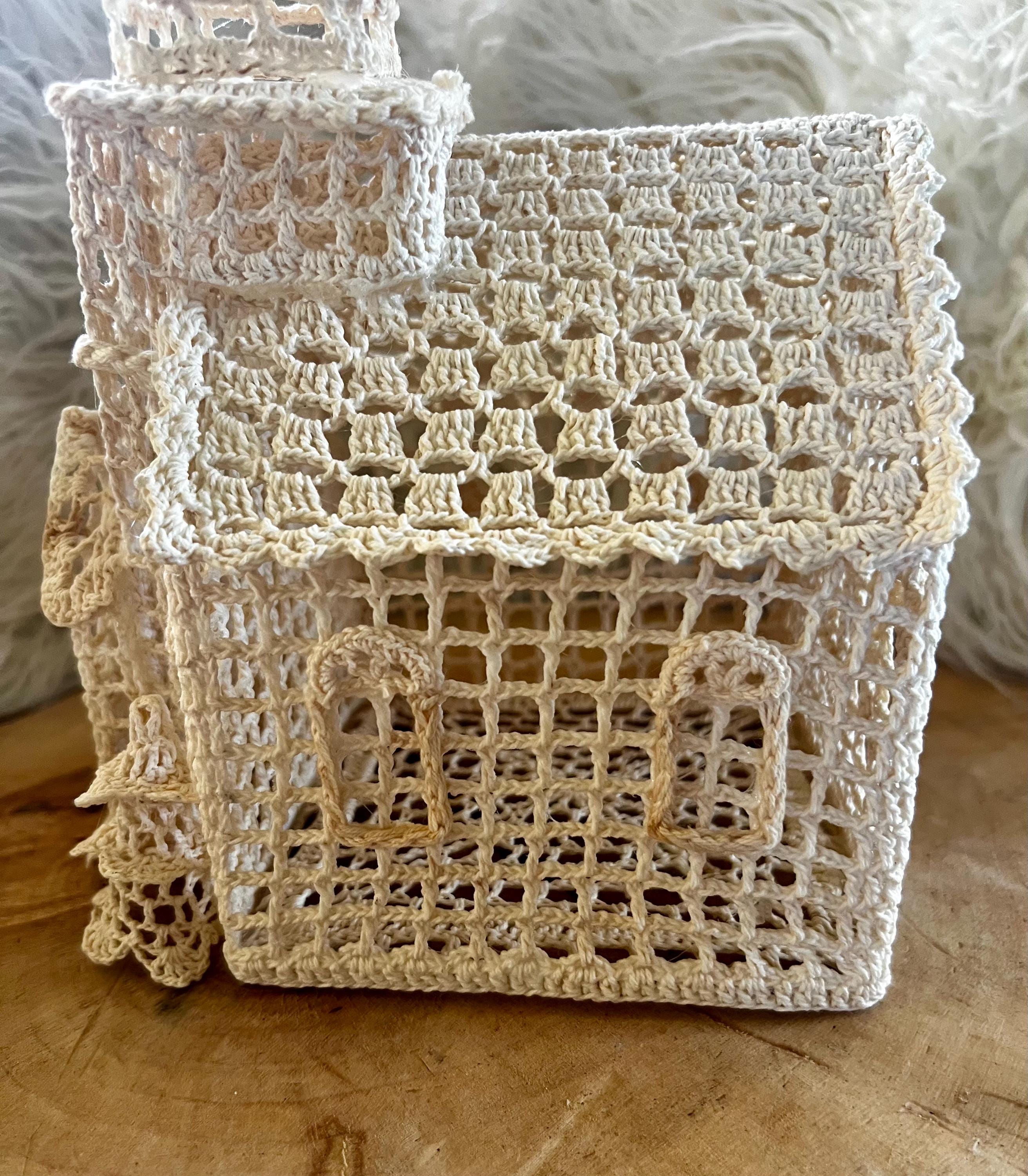 Vintage Hand Crocheted Church - Etsy