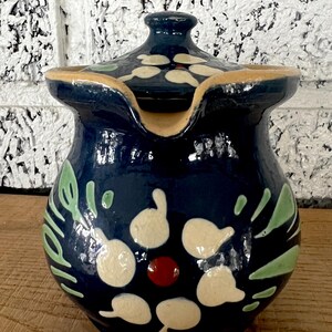Soufflenheim Alsace Stoneware Pitcher / Jug With Lid, Hand Painted ...