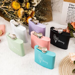 Personalized Women's Flask | Custom Women's Flask | Laser Engraved ...