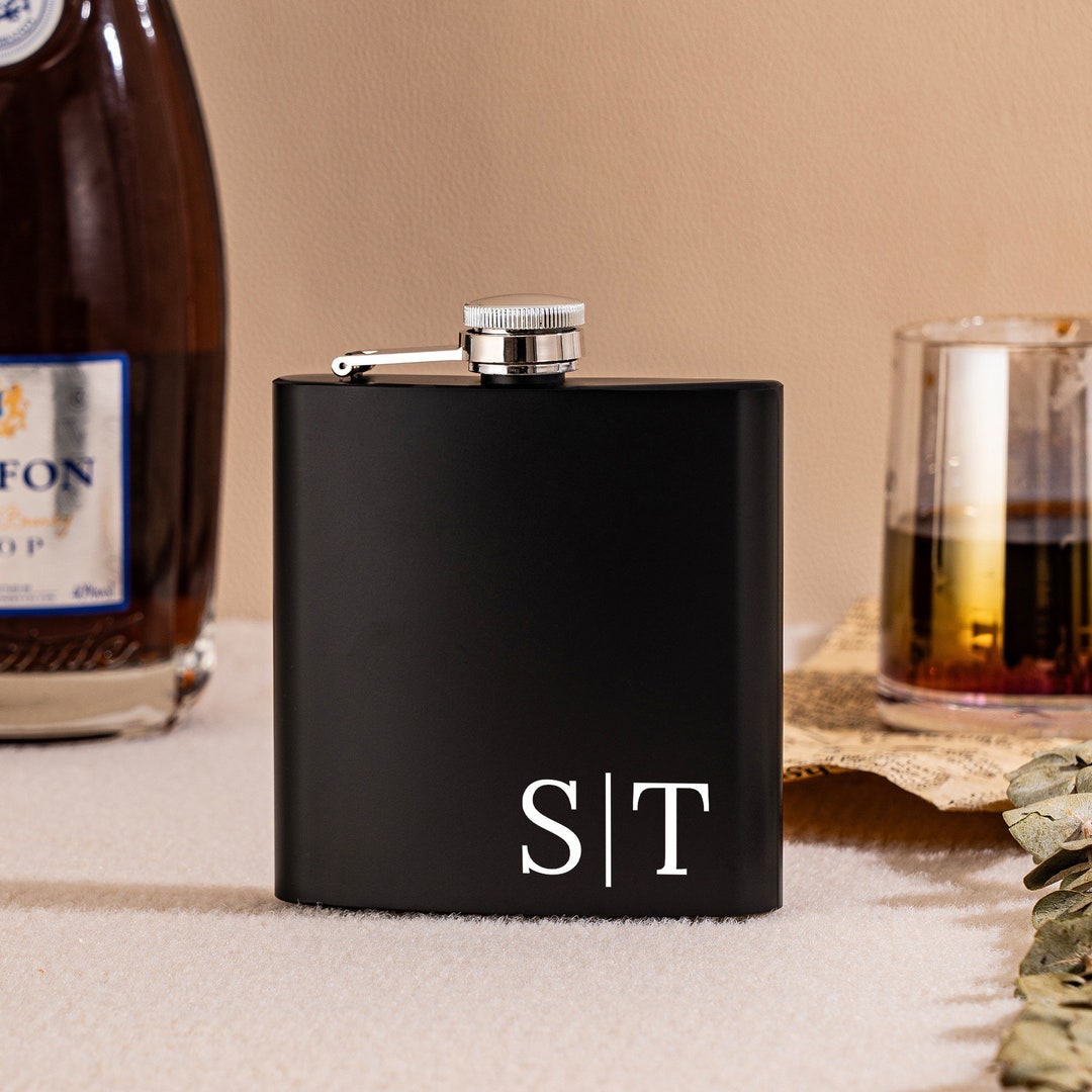 Personalized Flask for Men, Groomsmen Gifts, Custom Groomsman Flask ...