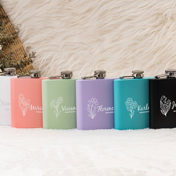 Personalized Flask - Etsy