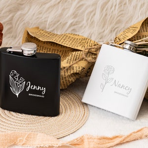Personalized Women's Flask | Custom Women's Flask | Laser Engraved ...