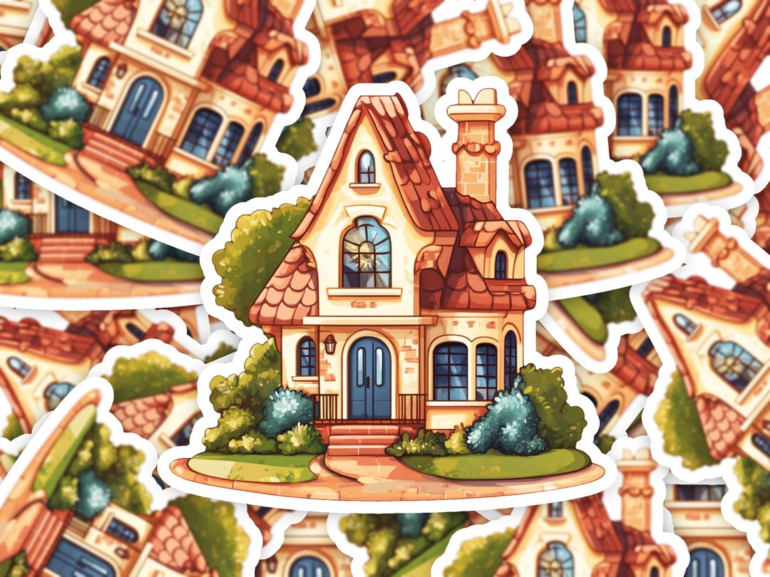 Cute House Sticker, House Sticker, Home Sticker - Etsy