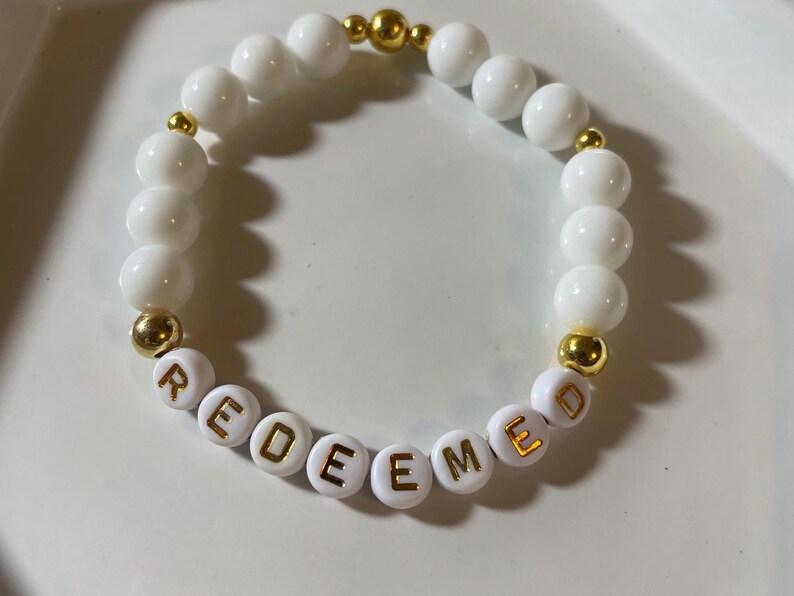 Beaded Redeemed Bracelet - Etsy