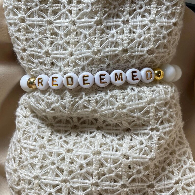 Beaded Redeemed Bracelet - Etsy
