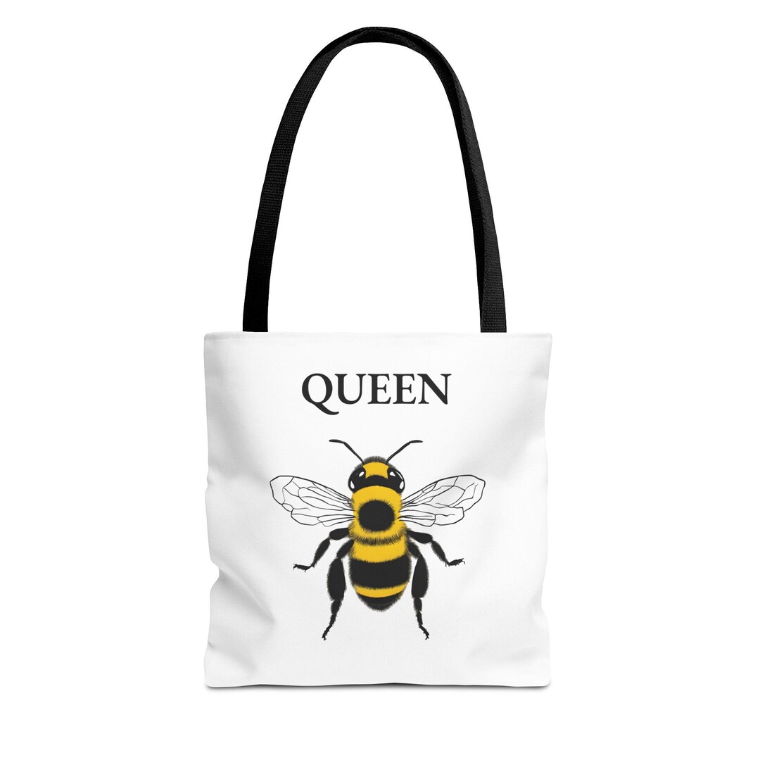 Queen Bee Tote Bag, Eco-friendly Polyester Shopper - Etsy