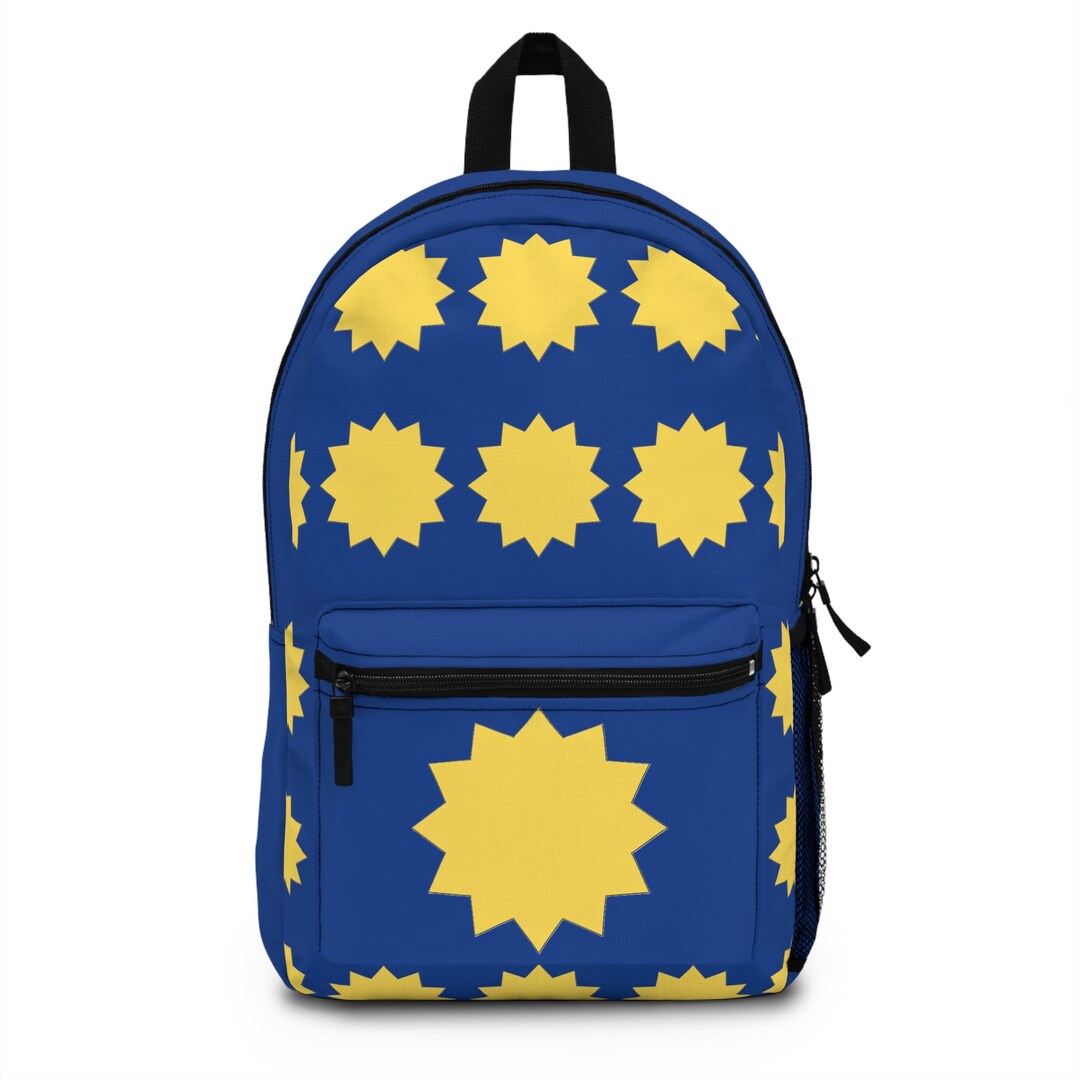 Fun Bookbag, Blue and Yellow Sun Backpack, Back to School Backpack ...