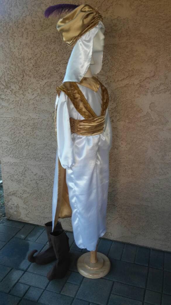 PRINCE ALI Size 4 From Aladdin Custom Handmade Costume - Custom Made to ...