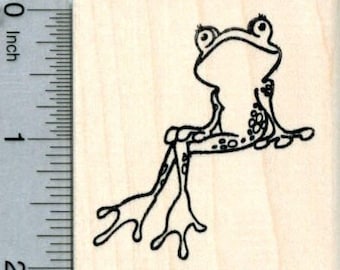Frog stamp | Etsy