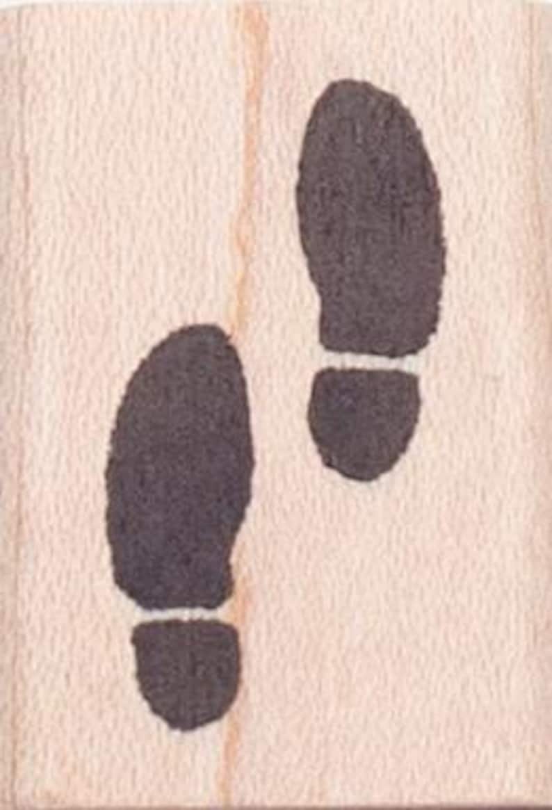 Tiny Footprints Rubber Stamp, Leprechaun Tracks, Fairy, Elf Feet D34611 ...