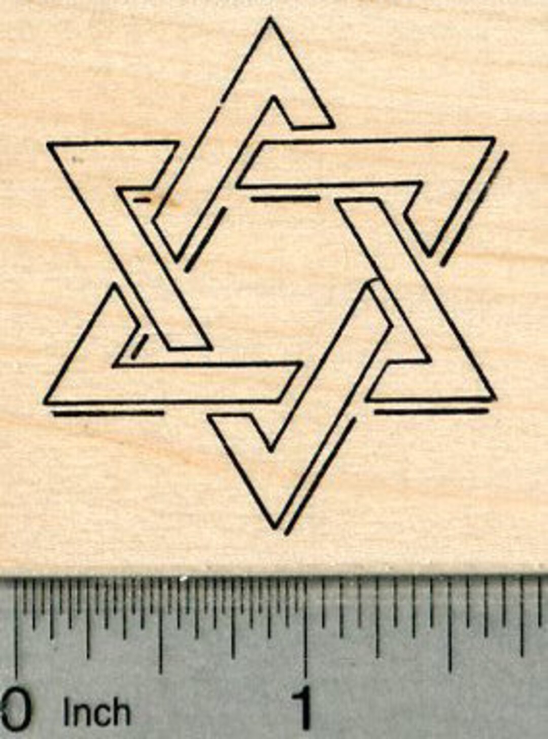 Star of David Rubber Stamp, Jewish Series H37402 Wood Mounted - Etsy