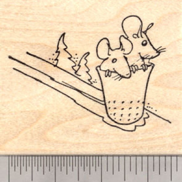 Mouse Rubber Stamp - Etsy